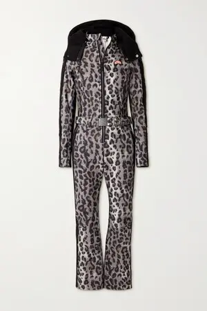 JETSET Magic Ghoster Hooded Animal-print Ski Suit