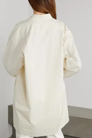 TOTEME Embroidered Cotton-poplin Shirt