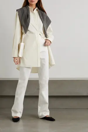 TOTEME Embroidered Cotton-poplin Shirt