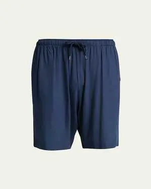 Derek Rose Derek Rose Micromodal Lounge Shorts - Navy