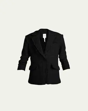 Cinq À Sept Khloe Boucle Blazer - Black