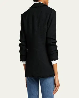Cinq À Sept Khloe Boucle Blazer - Black