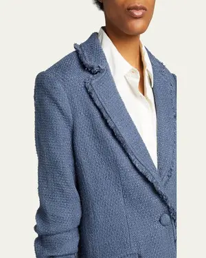 Cinq À Sept Khloe Boucle Blazer - Black