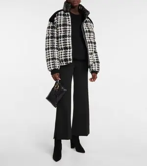 Moncler Erine Checked Puffer Jacket