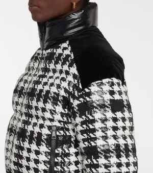 Moncler Erine Checked Puffer Jacket