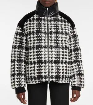 Moncler Erine Checked Puffer Jacket