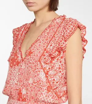 Poupette St Barth Paulina Floral Mini Dress