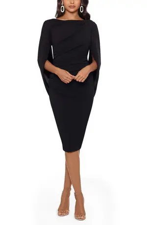 Betsy & Adam Draped Cocktail Dresses