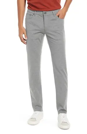 BRAX Chuck Stretch Knit Five Pocket Pants Silver