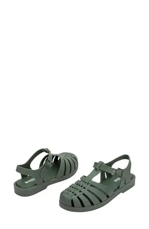 Melissa Possession Jelly Fisherman Sandal - Dark Green