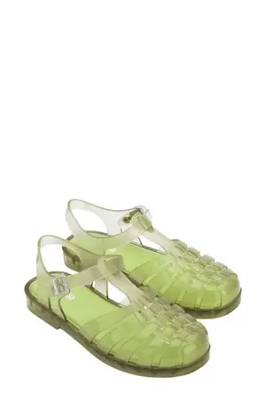 Melissa Melissa Possession Jelly Fisherman Sandal Transp Green