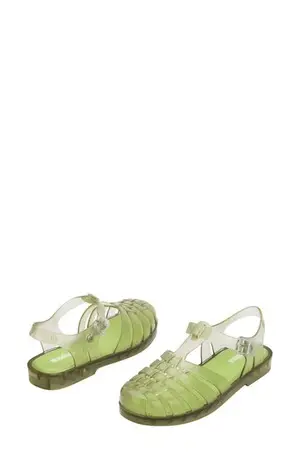 Melissa Possession Jelly Fisherman Sandal - Transp Green
