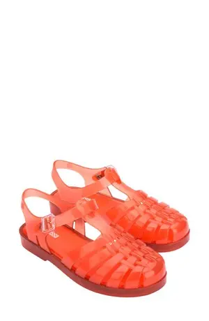 Melissa Possession Jelly Fisherman Sandal - Transp Orange