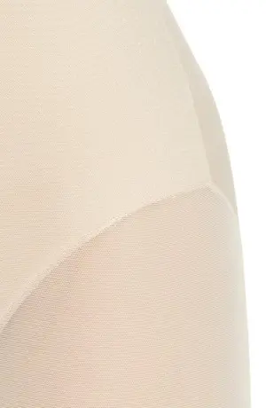 MIRACLESUIT® Sexy Sheer High Waist Shaping Thigh Slimmer - Warm Beige