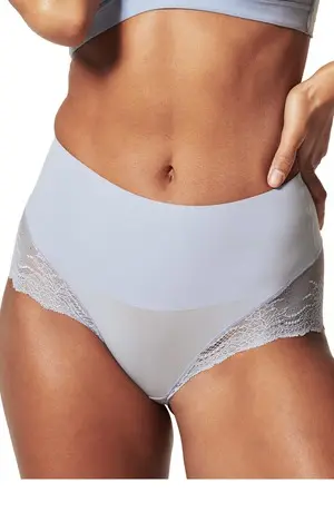 Spanx Spanxsmooth™ Undie-tectable Lace Hi-hipster Panties Antique Blue
