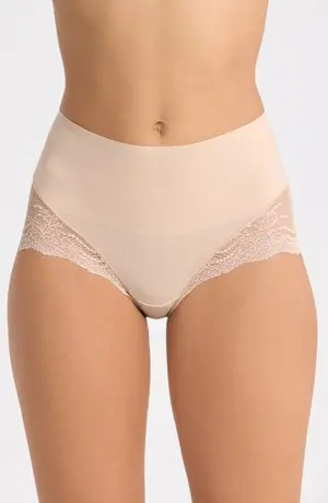 Spanx Spanxsmooth™ Undie-tectable Lace Hi-hipster Panties - Chai