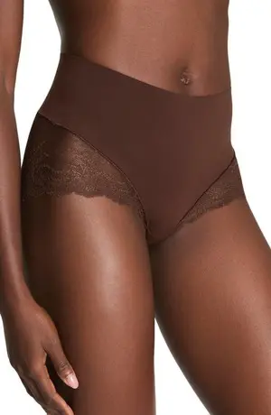 Spanx SPANX Undie-Tectable Lace Hi-Hipster Panties Espresso