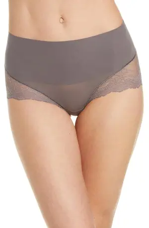 Spanx Spanxsmooth™ Undie-tectable Lace Hi-hipster Panties Graphite Purple