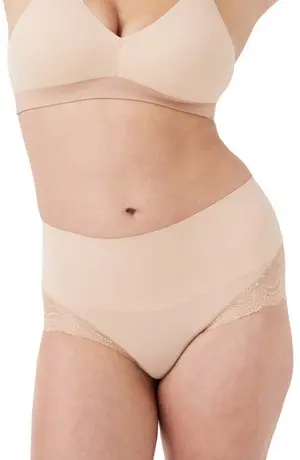 Spanx Spanxsmooth™ Undie-tectable Lace Hi-hipster Panties - Oat