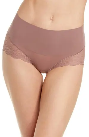 Spanx Spanxsmooth™ Undie-tectable Lace Hi-hipster Panties Rosewood