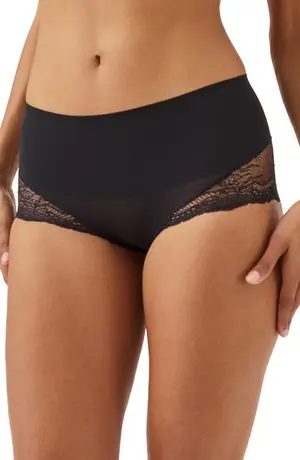 Spanx Spanxsmooth™ Undie-tectable Lace Hi-hipster Panties - Very Black