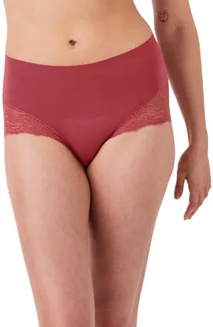 Spanx Spanxsmooth™ Undie-tectable Lace Hi-hipster Panties Wild Rose