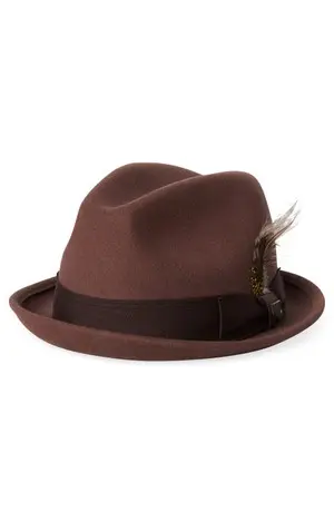 Brixton Brixton Gain Wool Fedora Bison