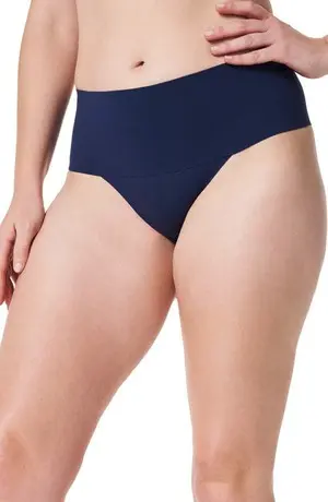 Spanx Spanxsmooth™ Undie-tectable Thong Dark Sapphire