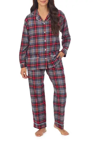 LANZ OF SALZBURG Pajamas Dk Grey Plaid