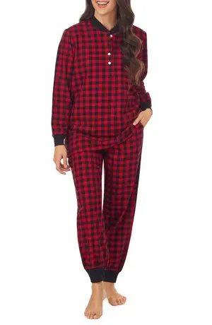 LANZ OF SALZBURG Pajamas Red/black Plaid