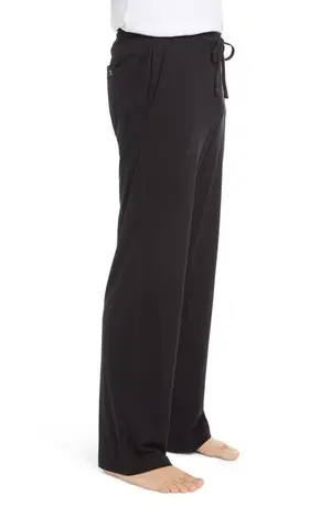 Daniel Buchler Peruvian Pima Cotton Lounge Pants - Black