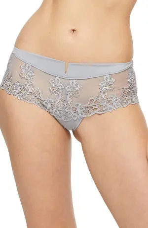 Simone Perele SIMONE PERELE Saga Embroidered Boyshort Briefs Secret Grey