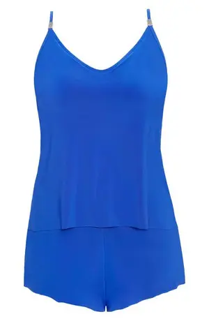 Magicsuit Mila One-piece Romper Swimsuit - Sapphire