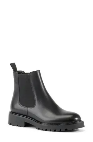 VAGABOND SHOEMAKERS Kenova Lug Chelsea Boot - Black Leather