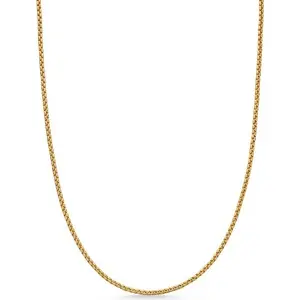 David Yurman 18k Gold Box Chain Necklace - Yellow Gold