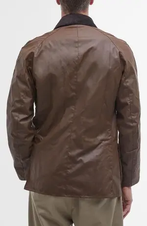 Barbour Ashby Waxed Cotton Jacket - Bark