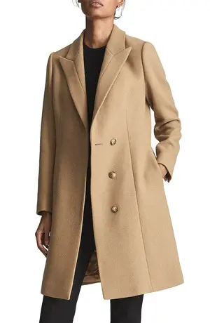 REISS Marlow Wool Blend Coat