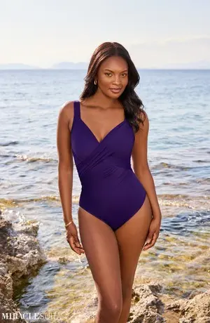 Miraclesuit Rock Solid Revele One-piece Swimsuit - Mulberry