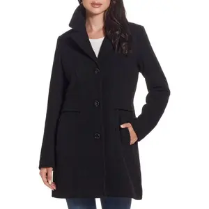 Gallery A-line Coat - Black