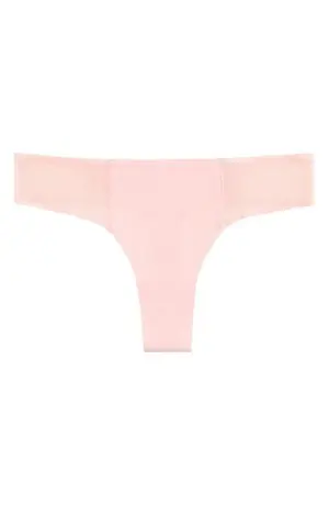 Uwila Warrior Soft Seamless Thong With Mesh - Rose Quartz