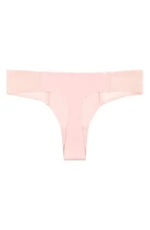 Uwila Warrior Soft Seamless Thong With Mesh - Rose Quartz
