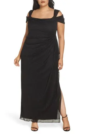 Alex Evenings Cold Shoulder Evening Dresses