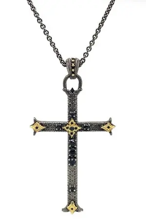 Armenta Romero Crivellie Cross Pendant Necklace - Silver