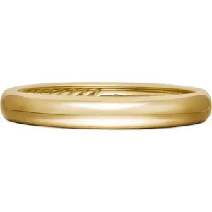 David Yurman 18k Yellow Classic Band Ring - Gold