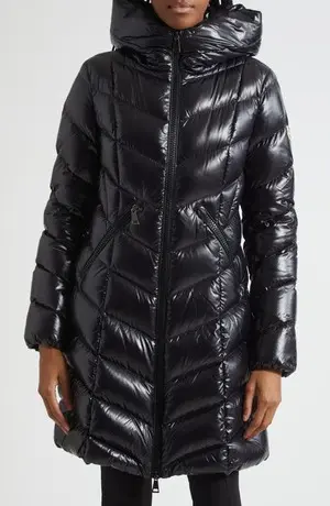 Moncler Marus Quilted 750 Fill Power Down Hooded Puffer Coat
