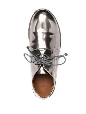 Marsèll Leather Metallic-effect Oxford Shoes