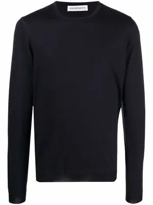 GOES BOTANICAL Crew-neck Knit Jumper - Blue