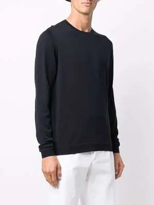 GOES BOTANICAL Crew-neck Knit Jumper - Blue