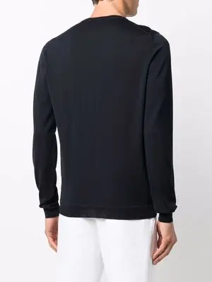 GOES BOTANICAL Crew-neck Knit Jumper - Blue