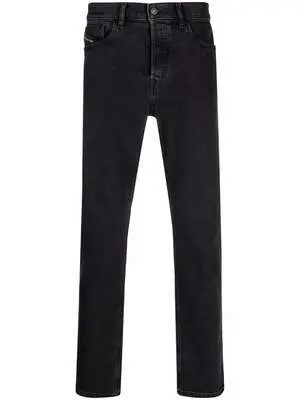 DIESEL® D-fining Tapered Denim Jeans - Black